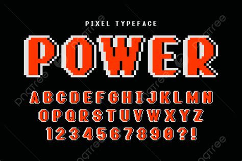 픽셀 벡터 글꼴 디자인 디자인 장난 스타트 Png 일러스트 및 벡터 에 대한 무료 다운로드 Pngtree