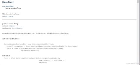 使用Proxy为某个接口创建代理方式 给接口构建代理对象的方法 CSDN博客