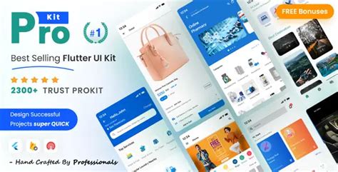 Themes Apps Ultimate UI Kit PROKIT Biggest Flutter UI Kit