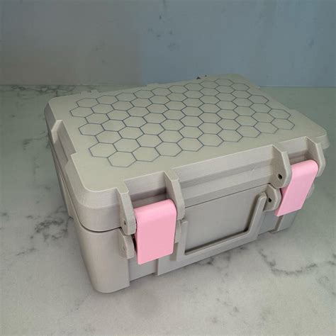 3d Printed Rugged Peptide Vial Storage Box With Removable Magnetic