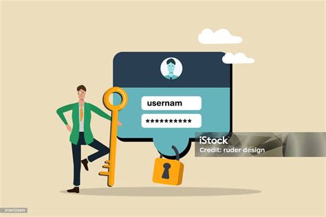 Strong Username And Password System For Cyber Security High Protection