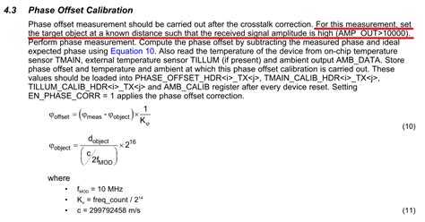 Opt3101 Phase Offset Calibration Sensors Forum Sensors Ti E2e Support Forums