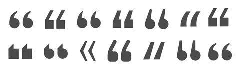 Quotation Marks Inverted Commas Color Royalty Free Vector