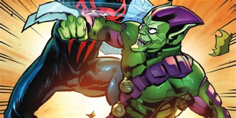 Spider Man 2099 Green Goblin Undergoes A Massive Transformation