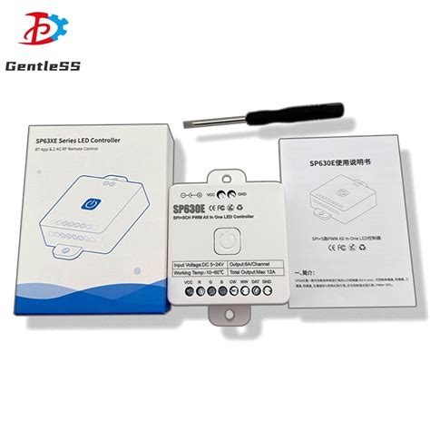 SP E Bluetooth LED Controller RGB Dream Color LED Pixels Strip Light DC V APP Remote