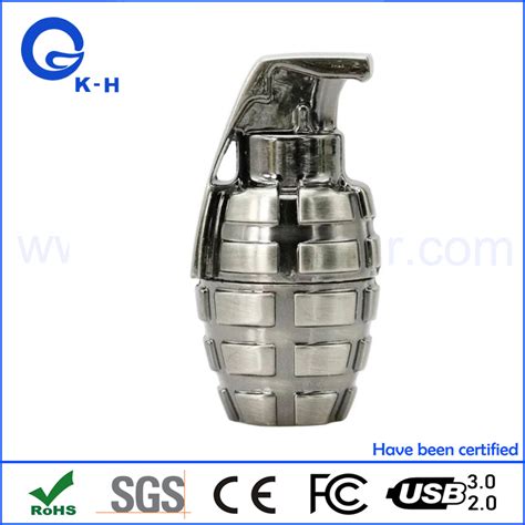 Antitank Grenade Shape Metal USB Flash Memory Disk 16GB 32GB USB Flash Driver And USB Flash