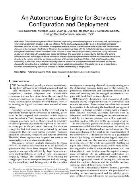 pdf an autonomous engine for services configuration and deployment