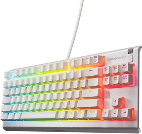 Steelseries Apex 3 Tkl Wired Membrane Whisper Quiet Switch Gaming Keyboard 30