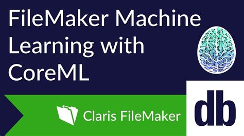 Filemaker Machine Learning Using Coreml Db Services