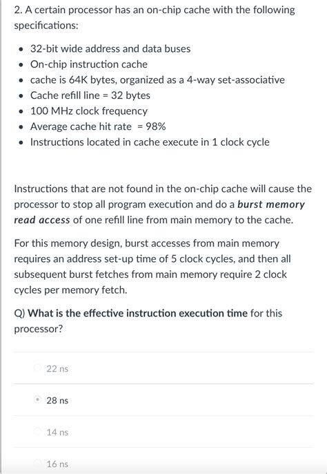 Solved 1 Suppose A Byte Addressable Memory Has 2m