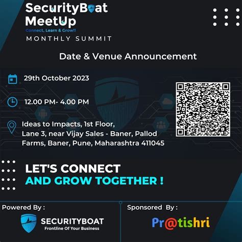 Securityboat On Linkedin Sbmeetup Cybersecurity Infosec Securityboat Pune Meet