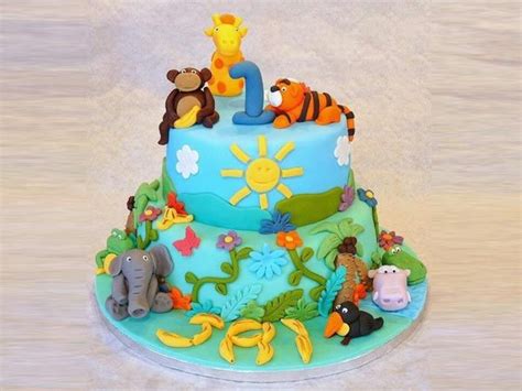 Jungle Theme Cake Half Kg Buy Jungle Theme Cake Online Warmoven