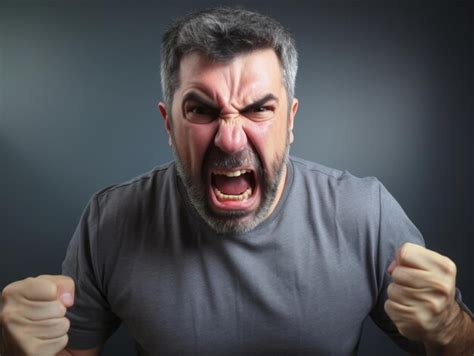 Premium Photo Man Of European Appearance Who Appears To Be Furious