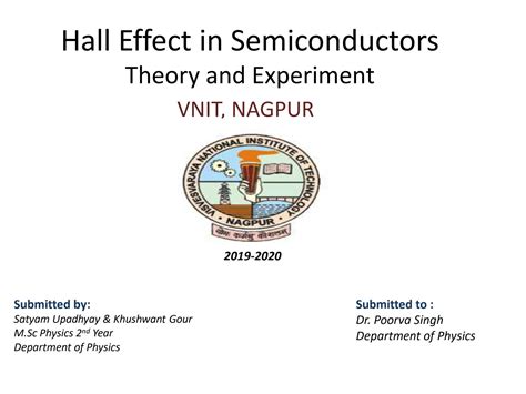 Solution Hall Effect Ppt Studypool
