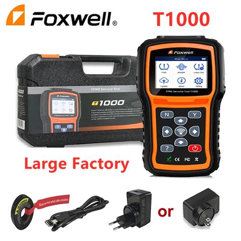 foxwell t1000 tpms tool tpms sensors programming activate check rf key