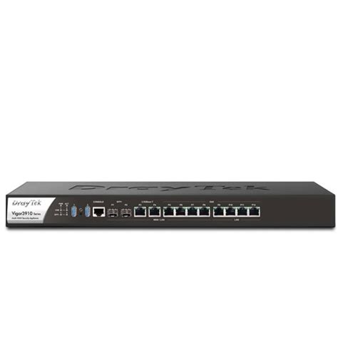 Draytek Vigor3910 Multi WAN Router 10G High Performance Up To 8 WAN Load Balancing VPN