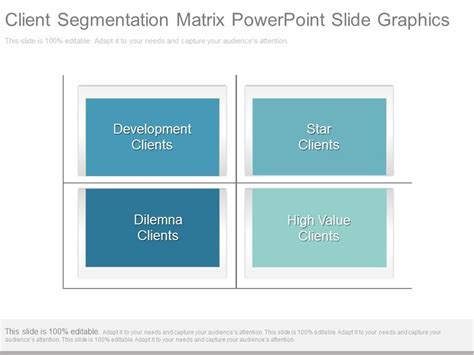 Client Segmentation Matrix Powerpoint Slide Graphics Powerpoint Templates Backgrounds