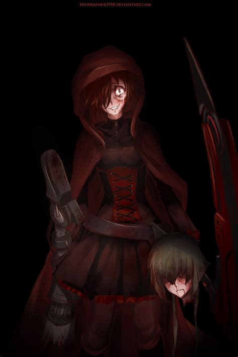 Ruby Rose Emerald Sustrai And Mercury Black Rwby Drawn By