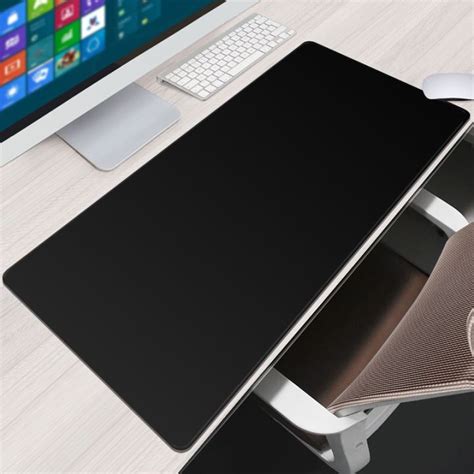 Various Sizes Of Pure Black Extended Mouse Pads Game Mouse Pads And