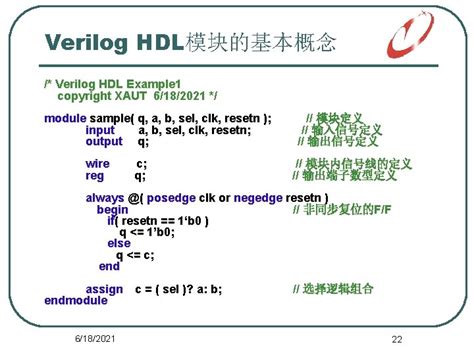 Verilog Hdl Hardware Description Languagehdl 6182021 1 Hdl