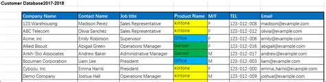 Creating Apps From Excel Files Kintone Help
