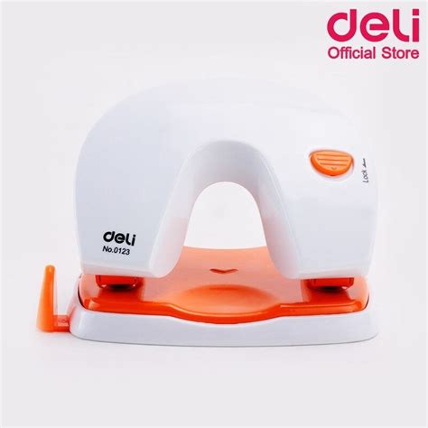 เครื่องเจาะรูกระดาษ 20 แผ่น แบบประหยัดแรง Deli 0123 Punch ตุ๊ดตู่ ที่เจาะกระดาษ นัดพบเครื่องเขียน