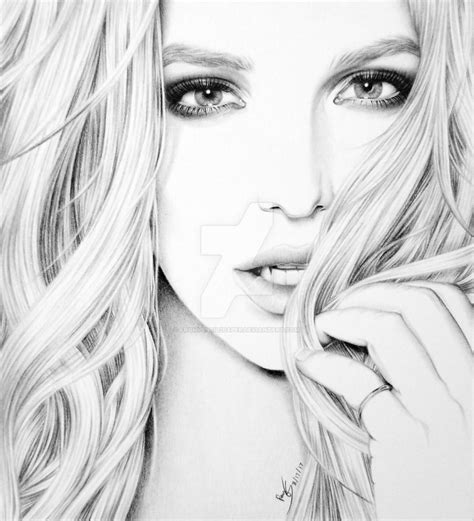 Britney Spears Drawing At Paintingvalley Com Explore Collection Of