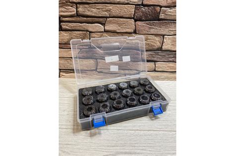 Набор цанг Er32 из 18 шт 3 4 5 6 7 8 9 10 11 12 13 14 15 16 17 18 19 20 мм