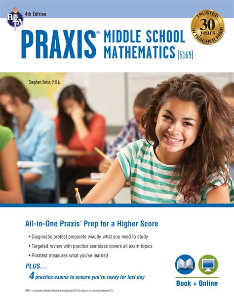 Praxis Middle School Mathematics 5169 Book Online Worksheets Library