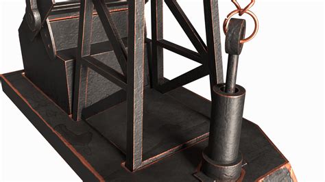 3d Oil Rig Miniature Model Turbosquid 2104584