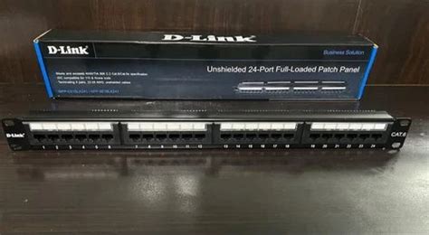 D Link Cat6 Utp 24 Port Loaded Patch Panel At 1800 Piece Nehru Place New Delhi ID
