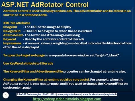 sql server and c video tutorial part 31 adrotator control in