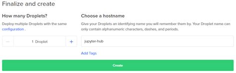 creating a new digital ocean droplet python for undergraduate engineers