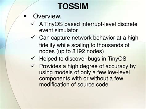 Ppt Sensor Network Simulation Powerpoint Presentation Free Download Id3113282