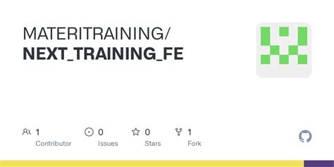 Github Materitrainingnexttrainingfe