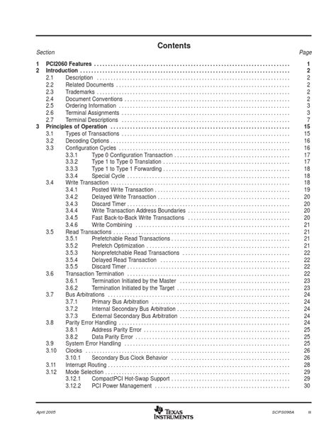 PCI2060 Asynchronous PCI To PCI Bridge Texas Instruments