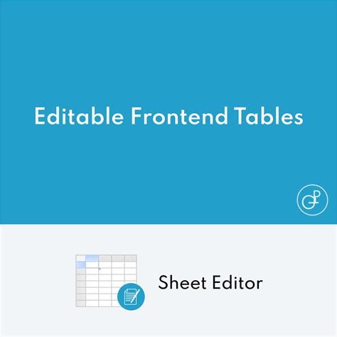 WP Sheet Editor Editable Frontend Tables GPL Love