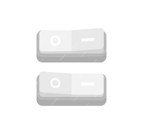 Premium Vector Turn On Or Off Button Set Realistic Toggle Switch On Or Off Switch For Control