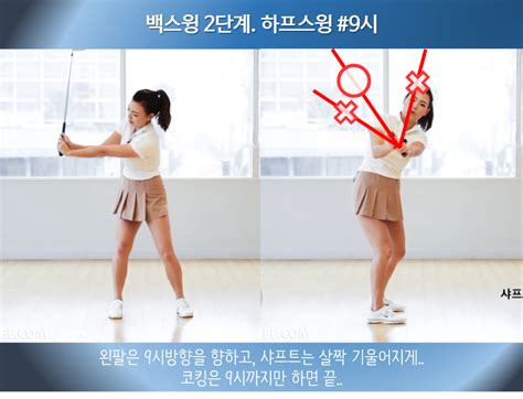 초보골퍼의 골프레슨 골프백스윙의 3단계 테이크 어웨이 하프스윙 백스윙탑까지 네이버 블로그