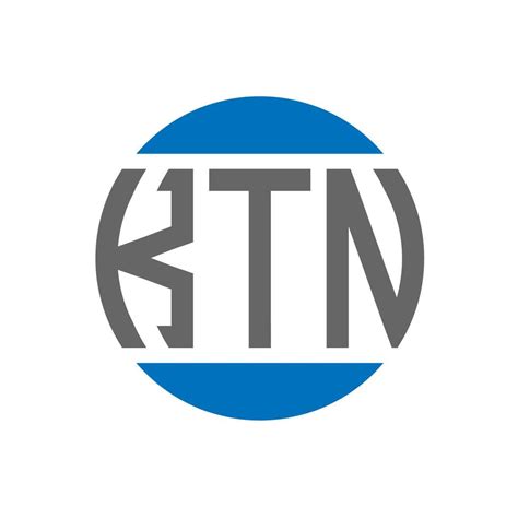 KTN Letter Logo Design On White Background KTN Creative Initials Circle Logo Concept KTN