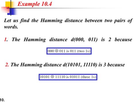 Hamming Code Detailed Ppt