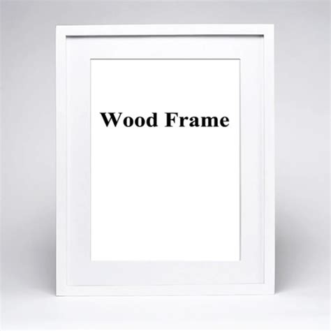 Природа твердая простая деревянная рамка для картин А4 А3 черно белая кофейная деревянная