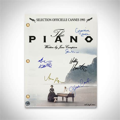 The Piano 1993 Script Limited Signature Edition Rare T