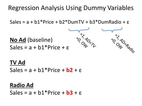 dummy variable regression analysis