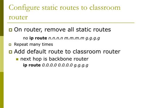 Ppt Static Routing Exercise Powerpoint Presentation Free Download