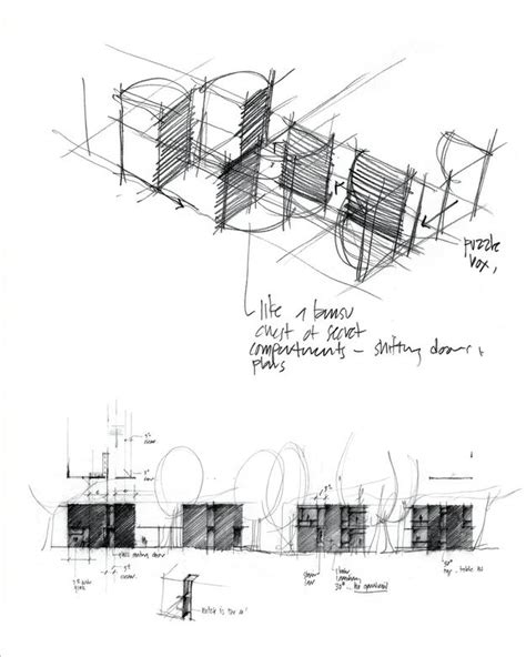 How Architecture Is Born 8 Pencil Sketches By Tom Kundig And The
