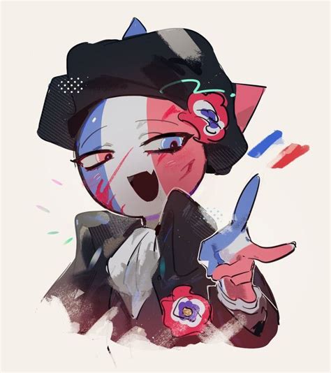 France Countryhumans Cute Drawings Country Art Human Art