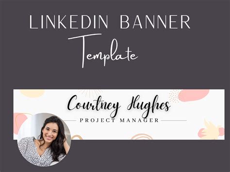 Editable LinkedIn Banner Canva Template Linked In Etsy Nederland