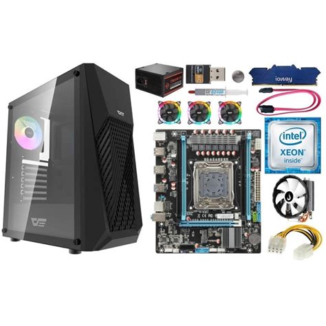 Kit Gamer X99 Xeon E5 2620v3 16gb 32gb Ddr4 Gabinete Fonte 500w Escorrega O Preço