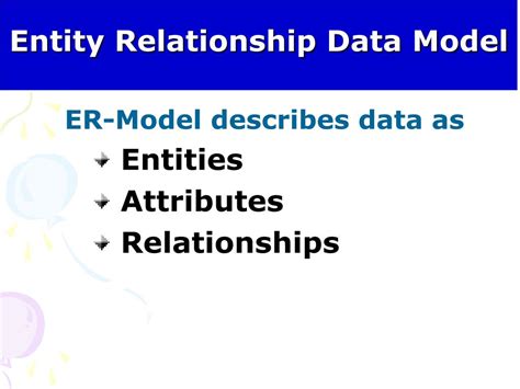 Ppt Data Modeling Using The Entity Relationship Model Powerpoint